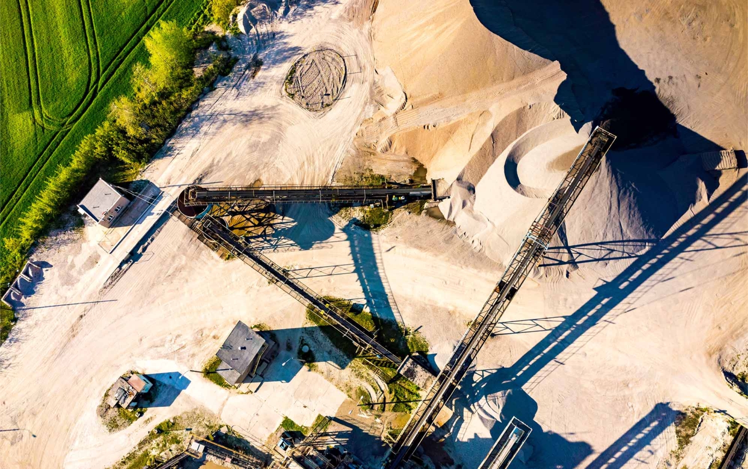 Sand Material for Shingle Production | Pontotoc Sand & Stone